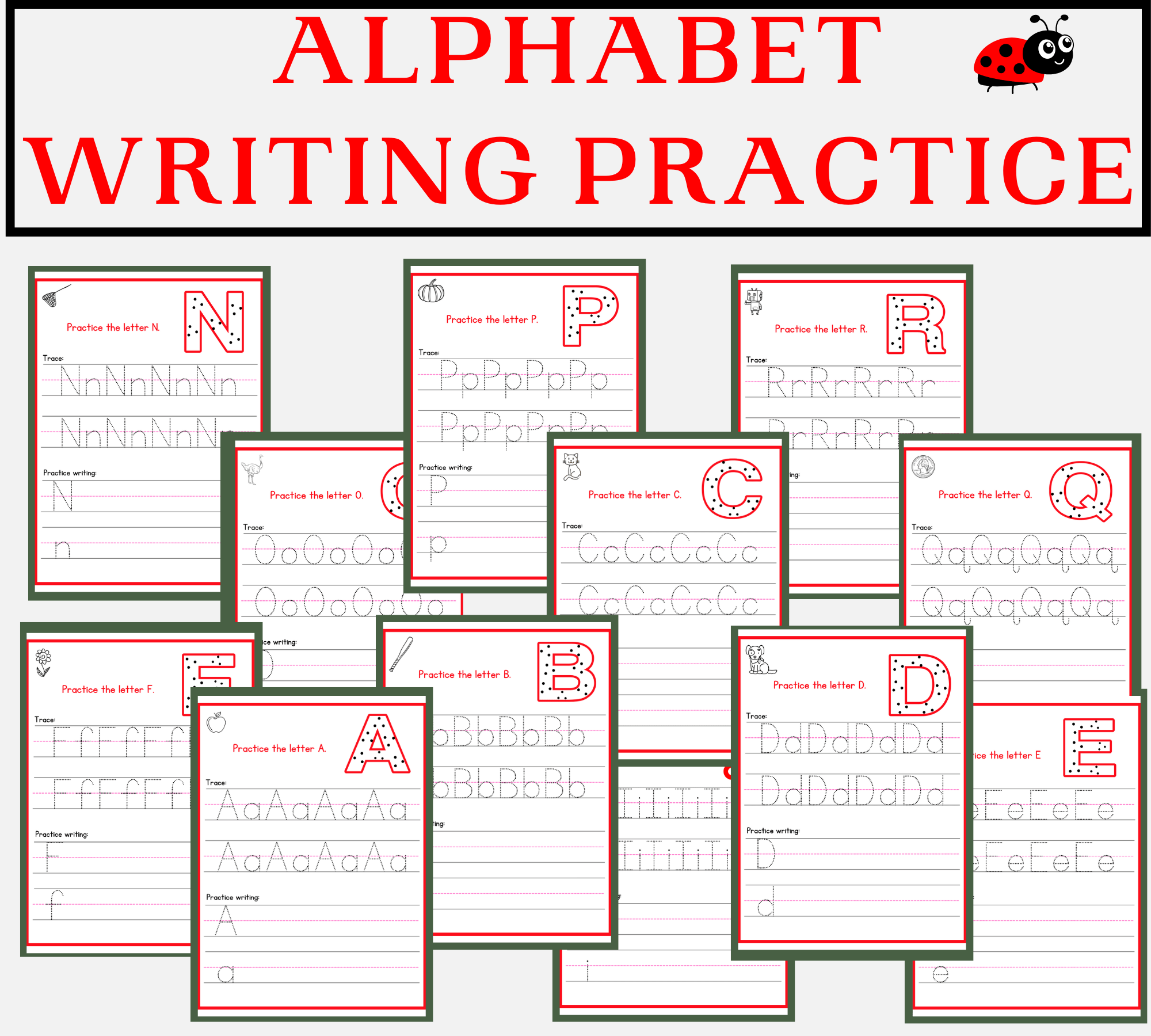 Alphabet Practice Worksheets