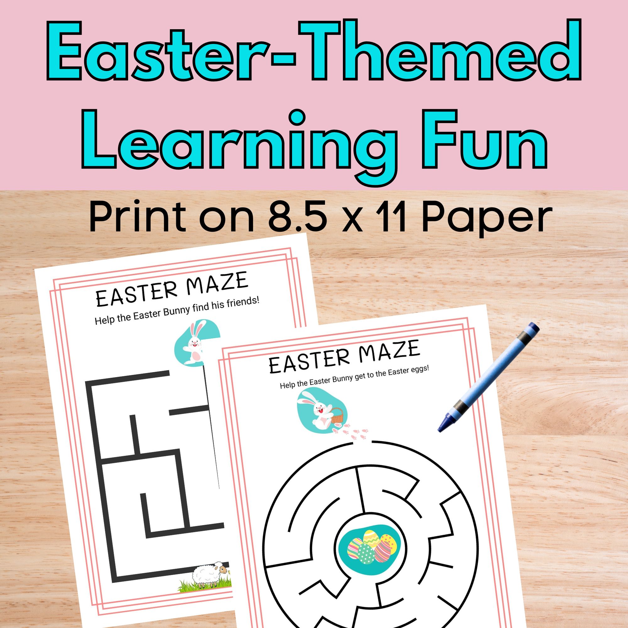 Printable Easter Worksheets for PreK-K