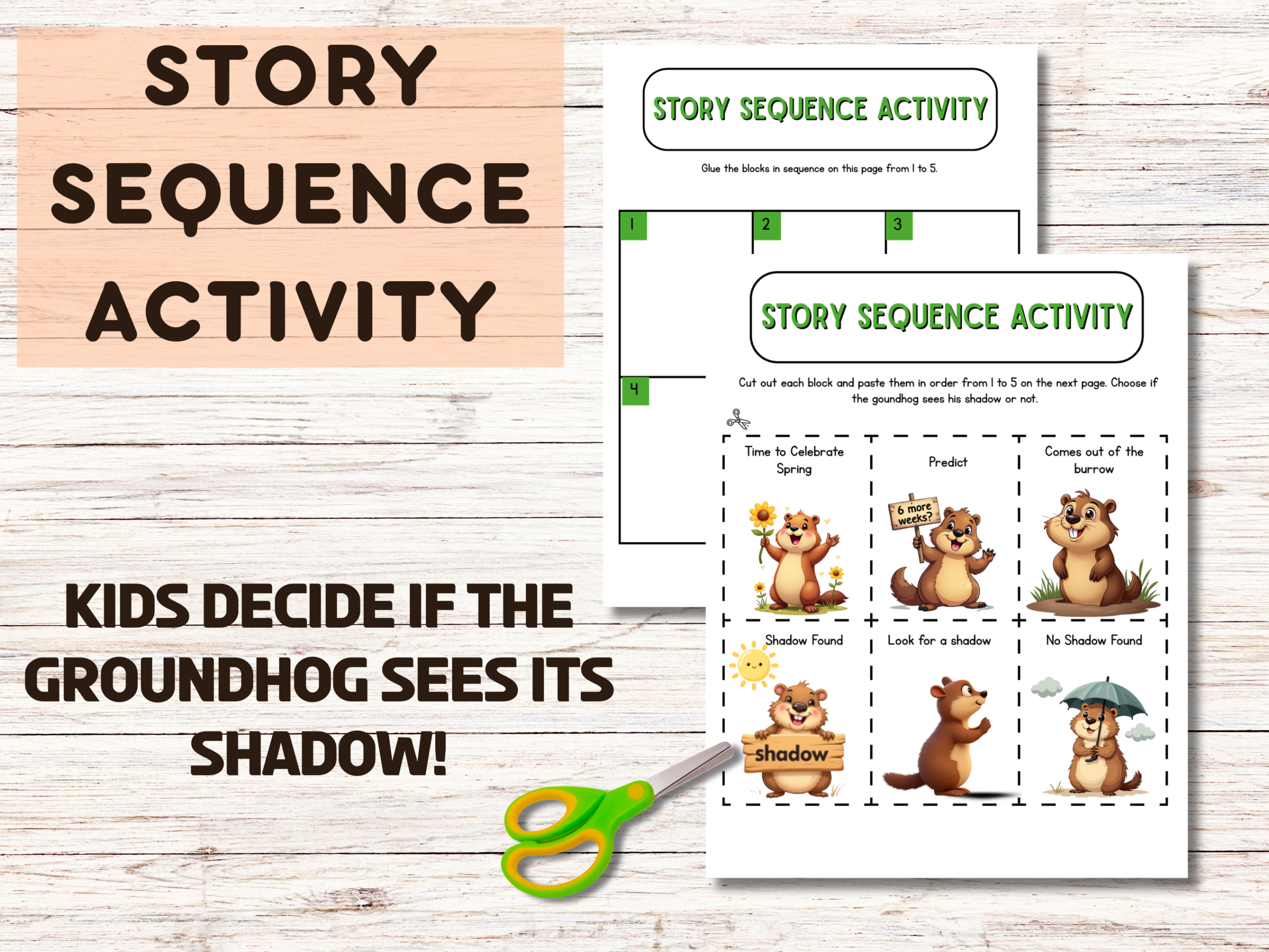 Groundhog Day Learning Activities K-1